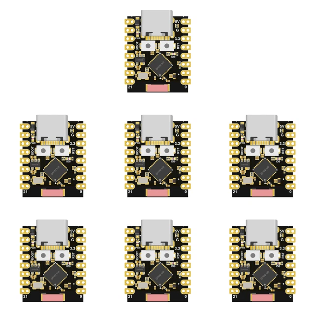 ESP32-C3 DEV BOARD 3.3-6V Power Supply ESP32 SuperMini Low Power (Black ...