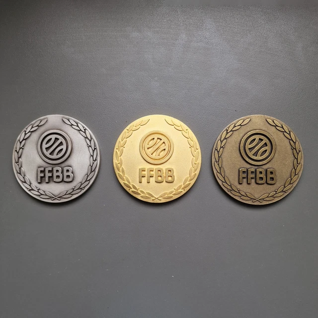 MÉDAILLE DE LA FFBB - Fédération Française de Basketball EUR 79,99 ...