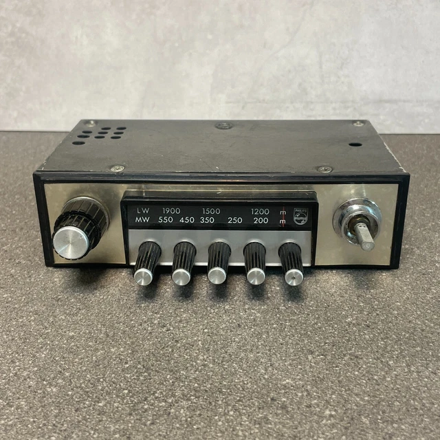 1960S PHILIPS CHROME Push Button MW/LW Radio Ideal 60s/70s/80s Classic ...