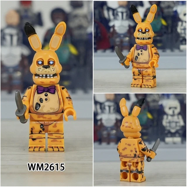 FIVE NIGHTS AT Freddy’s Springtrap Game WM Blocks Mini Figure £5.00 ...