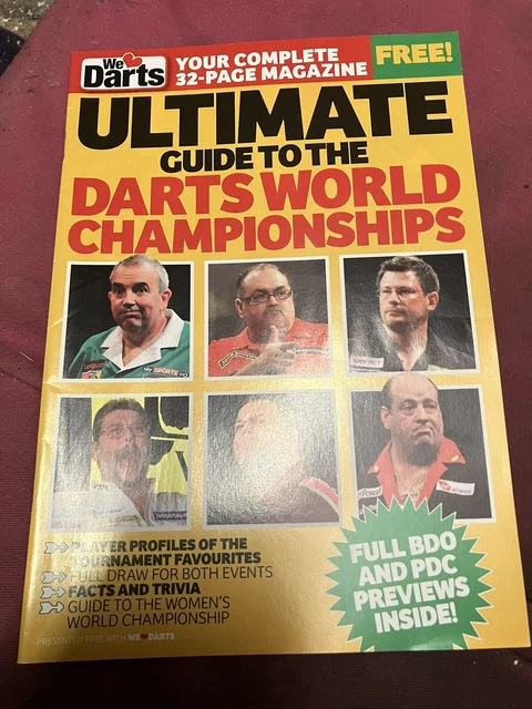 ULTIMATE GUIDE TO The Darts World Championships Magazine EUR 1,16 ...
