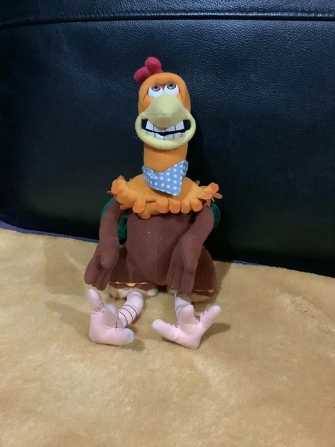 CHICKEN RUN ROCKY the rooster vintage dreamworks Aardman 1999 plush Toy ...