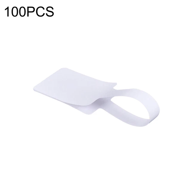 BLANK ADHESIVE STICKER For Ring Necklace Display Price Label Tags ...