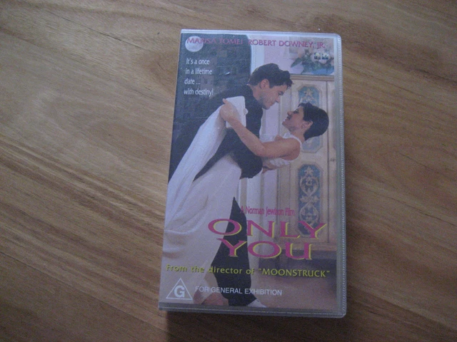 VHS TAPE - Only You Starring Marisa Tomei & Robert Downey Jr - Great ...