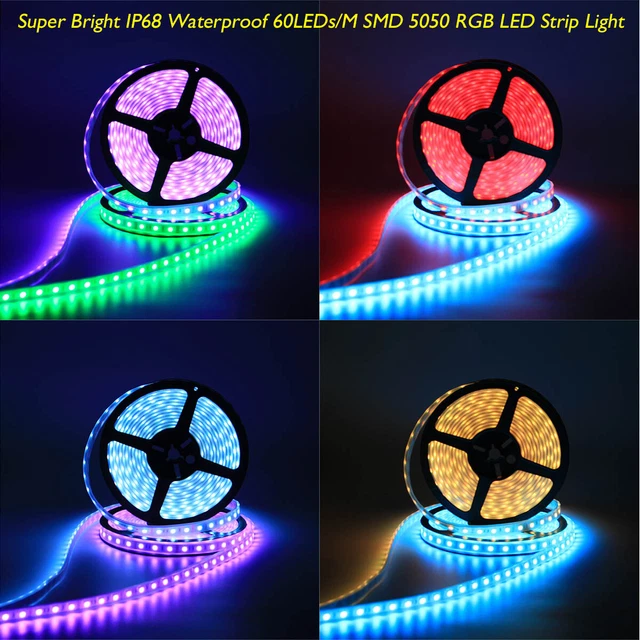 APPLE HOMEKIT 6~60M IP68 Submersible 60LEDs/M RGB LED Strip Light for ...