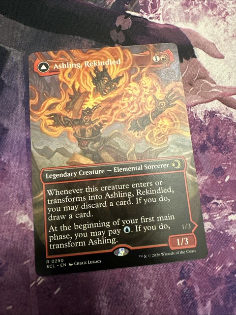 ASHLING REKINDLED MTG ECL Lorwyn Eclipsed Rare 290 Borderless NM £3.98 ...