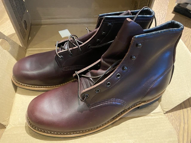RED WINGS SHOES Beckman Cherry Boots USA Made, Leather Seconds Size 11 ...