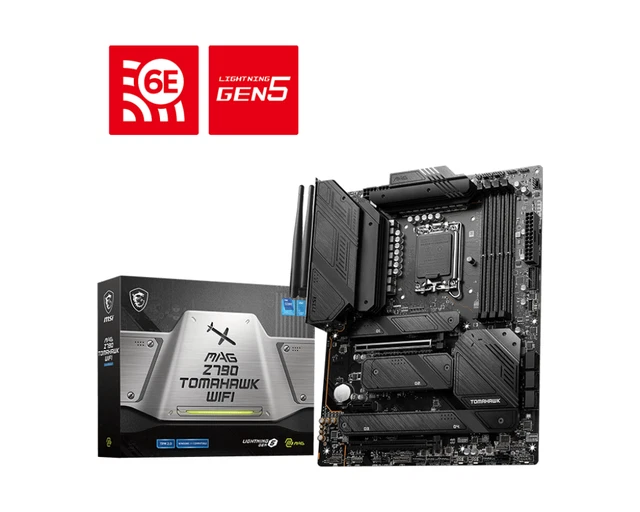 MSI TOMAHAWK Z790 MB, Intel i5 14600K CPU, Crucial Pro 32GB 5600MHz RAM ...