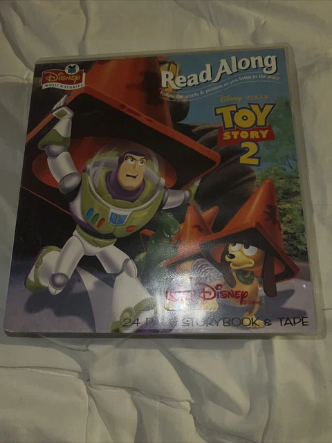 DISNEY/PIXAR READ ALONG Toy Story 2 24 Page Storybook and Cassette Tape ...