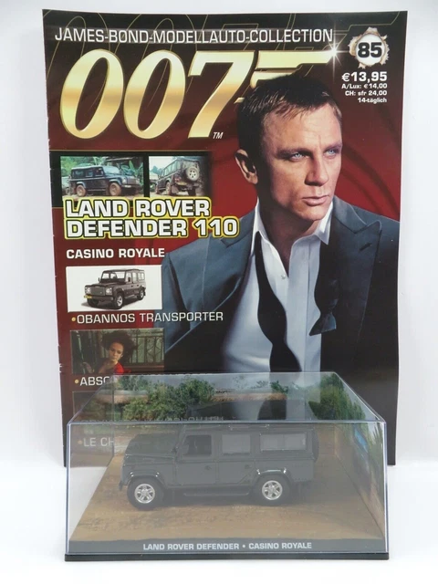 1:43 DEAGOSTINI JAMES Bond Land Rover Defender #7998 EUR 24,01 ...