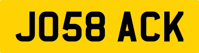 JACK 🤩 JAK Jak Jax Jackie Private Registration Cherished Number Plate ...