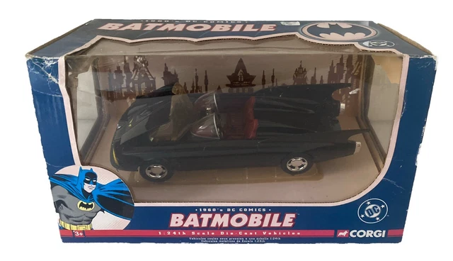 CORGI 1:24 BATMOBILE 1960s DC Comic Diecast Model 77505 £24.99 ...