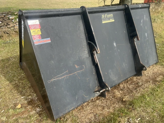 STRIMECH BK40-90D GRAIN Bucket 4.6m3 JCB Q-Fit Brackets Fit Telehandler ...