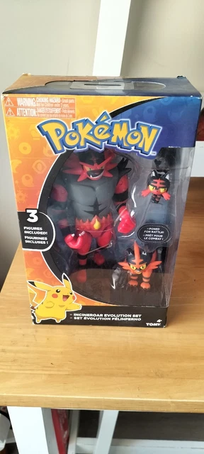 POKEMON FIGURES INCINEROAR Evolution Set. Rare $100.00 - PicClick AU