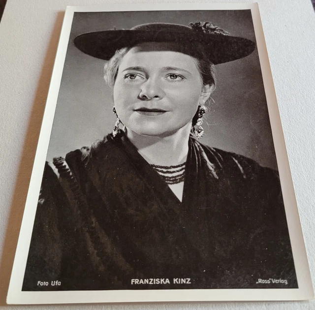 SCHAUSPIELERIN FRANZISKA KINZ | Portrait | Altes Film-Star-Foto/Bild ...