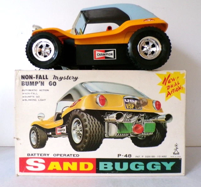 TAIYO MYSTERY BUMP 'N Go Battery Operated Sand Buggy Very Near Mint ...