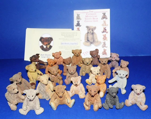 THE ULTIMATE MINIATURE TEDDY BEAR COLLECTION * 25 Figurines *Mayfair ...