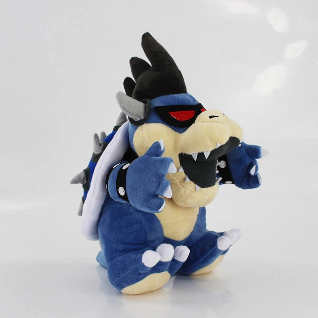 NEW SUPER MARIO Bros. Plush Toy Dark Bowser Koopa Bones Stuffed Animal ...