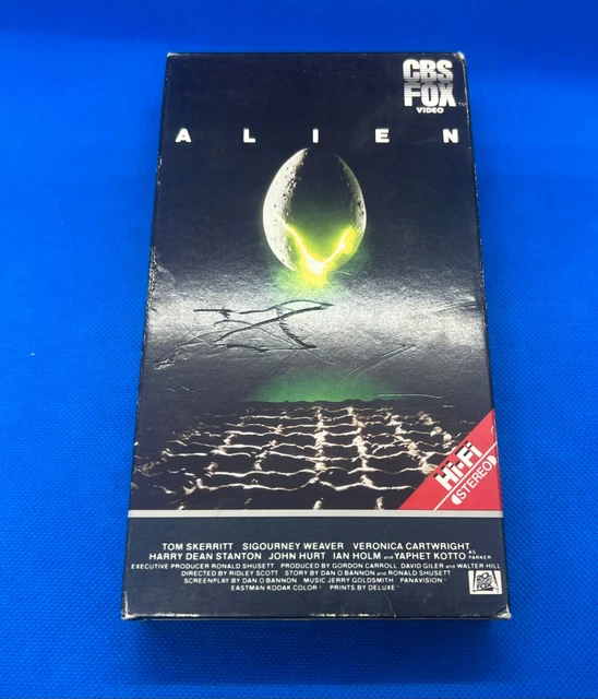 ALIEN (VHS, 1984) CBS Fox Sci-Fi Horror Ridley Scott $15.96 - PicClick CA