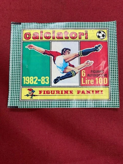 RARE SEALED PACKET Bustina Sigillata Figurine Calciatori Panini 1982-83 EUR 11,50 - PicClick IT
