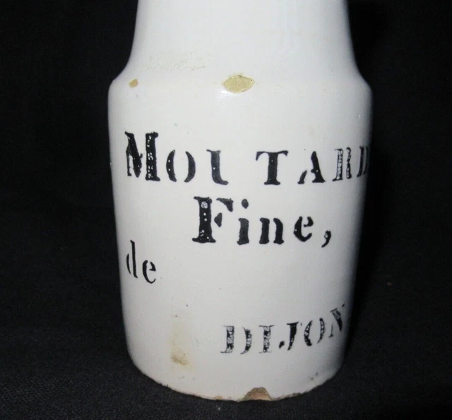 RARE ANCIEN POT à MOUTARDE FINE DE DIJON debut 19 eme moutardier ...