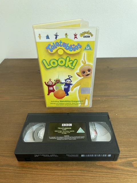 TELETUBBIES LOOK! - Bbc Vhs Video - Rare / Childrens / Look Cbeebies ...