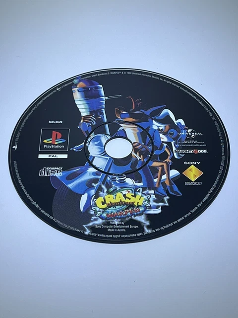 CRASH BANDICOOT 3 : Warped (Sony PlayStation 1) Disc Only £6.49 ...