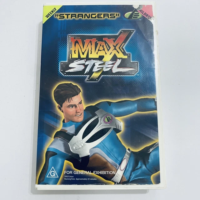 MAX STEEL VHS 2000 Warner Brothers Kids Animated TV Show Max Steel ...