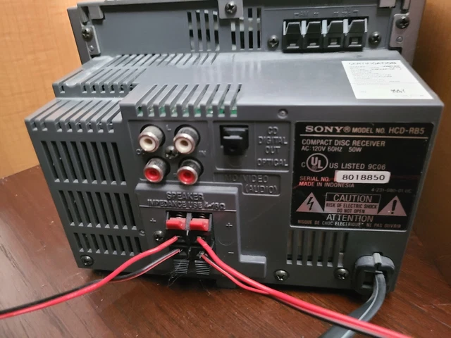 SONY HCD-RB5 HI-FI compact stereo *CD player needs repair* $29.00 ...