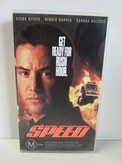 SPEED, KEANU REEVES VHS Tape, Vintage Video, Movie M, 1994 £12.25 ...