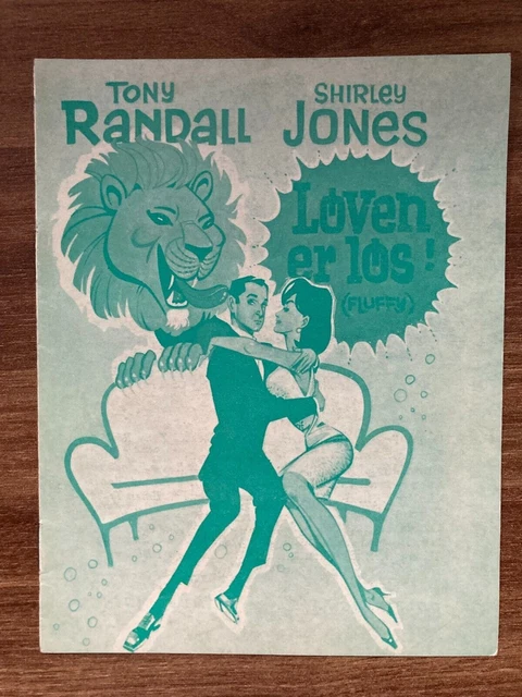 PROGRAMME DE FILMS danois Fluffy Tony Randall Shirley Jones Edward ...