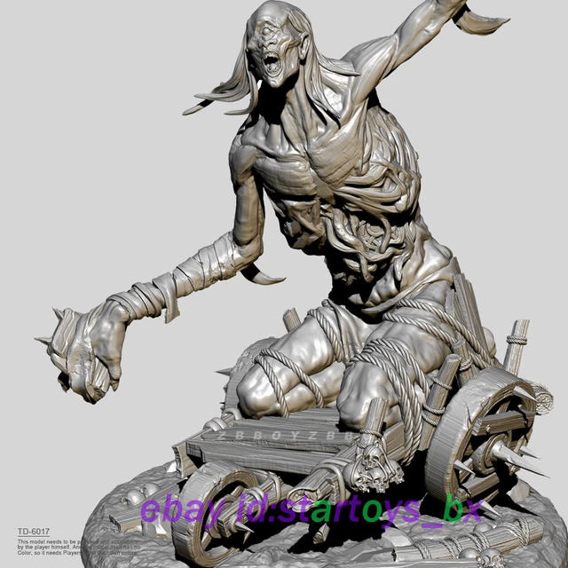 75MMH WARRIOR TD-6017 Unpainted Resin Model Kit Unassembled Garage Kit ...