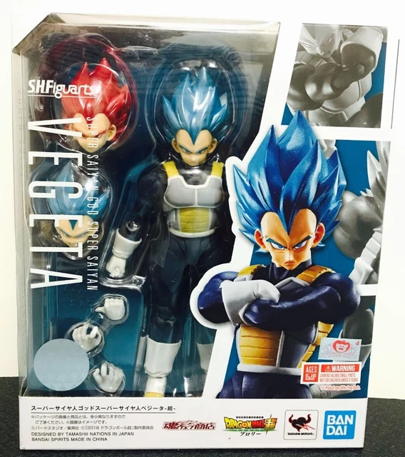 VEGETA SSGSS SUPER SAIYAN GOD DBZ Dragon Ball Z Bandai Tamashii SHF S.H.Figuarts EUR 173,85 ...