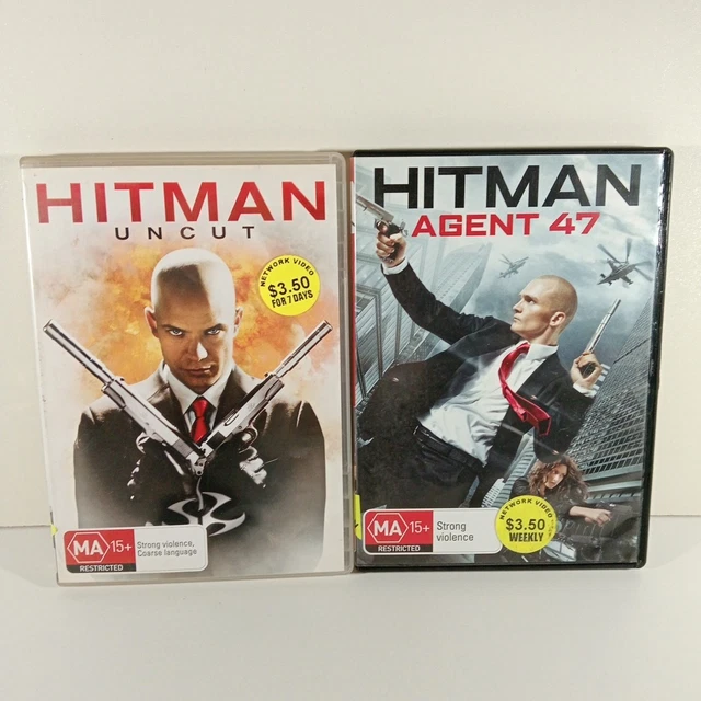 HITMAN UNCUT + Hitman Agent 47 DVD Ex Rental Bundle Lot R4 PAL Two ...