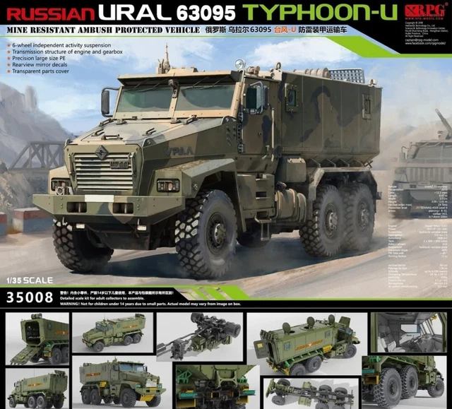 1:35 RPG MODEL 35008 1/35 RUSSIAN URAL 63095 TYPHOON-U Standard Edition ...