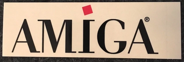 AMIGA LOGO AUFKLEBER - Der Klassiker z.B. für Amiga 4000 - Commodore ...