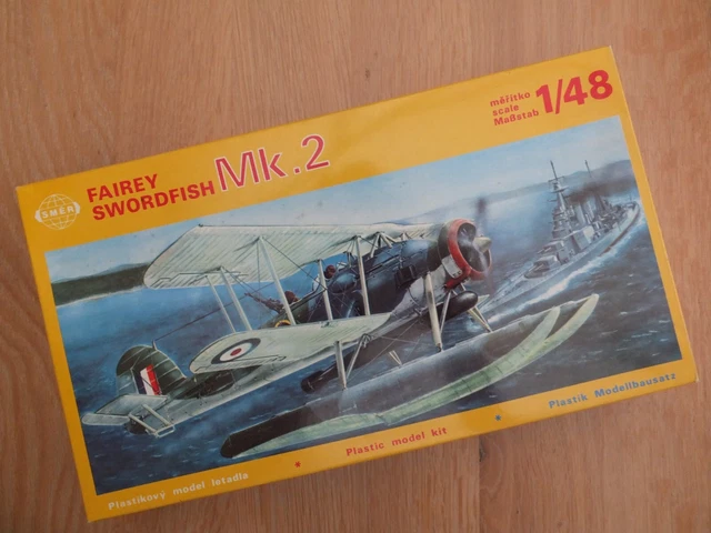 SMER 818 - Royal Navy Fairey Swordfish Mk.2 Floatplane - 1/48 Scale ...