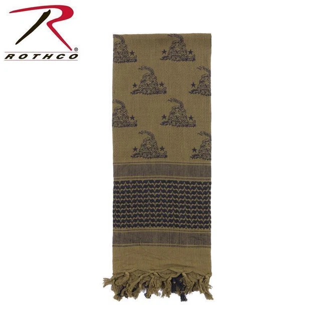 GADSDEN SNAKE US Army Plo Shemagh Tactical Desert Scarf Headwrap Neck ...