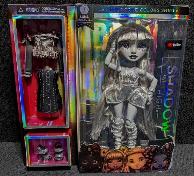 RAINBOW HIGH SHADOW High Luna Madison Fashion Doll w Outfit YouTube ...