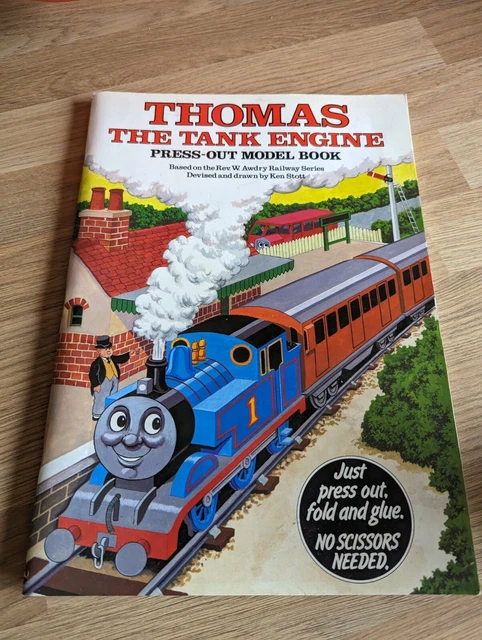 THOMAS THE TANK Engine Press-out Model Book by Christopher Awdry ...