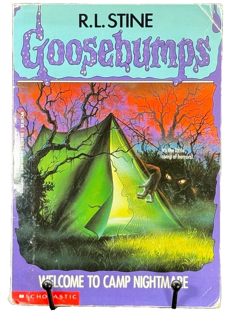 R L STINE Goosebumps #9 Welcome To Camp Nightmare VRAI 1er imprimé ...