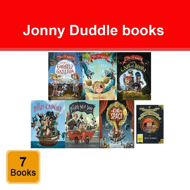 JONNY DUDDLE JOLLEY Roggers The Pirates Series 7 Books Collection Set ...