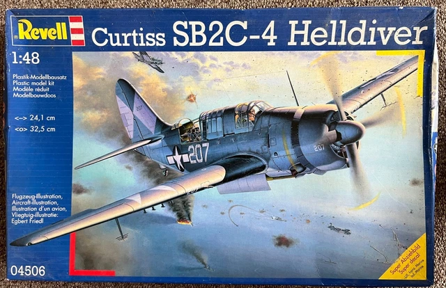 REVELL 1:48 CURTISS SB2C-4 Helldiver Model Kit (04506) – Rare WWII US ...