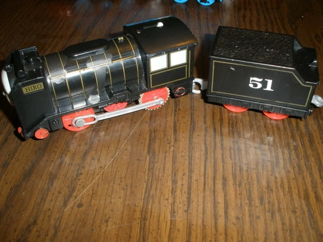 THOMAS AND FRIENDS Trackmaster Hiro 51 Engine And Car Works Black EUR ...