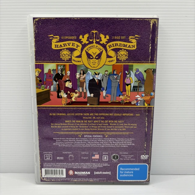 HARVEY BIRDMAN ATTORNEY At Law Vol 1 DVD Region 4 PAL Free Tracked Postage £8.75 - PicClick UK