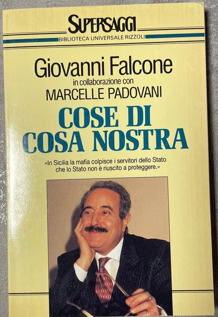 LIBRO COSE DI Cosa Nostra - Padovani / Falcone - Rizzoli EUR 3,50 - PicClick IT