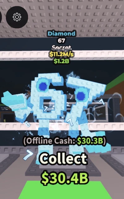 STEAL A BRAINROT - Secret Diamond 67 ( 1 Piece ) $7.99 - PicClick CA