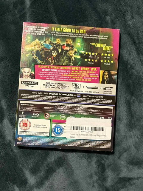 SUICIDE SQUAD (4K Blu-ray) New & Sealed £9.73 - PicClick UK