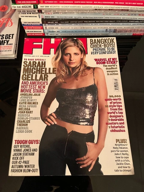 FHM MAGAZINE FEATURING Sarah michelle gellar Buffy Issue 128 £3.84 ...
