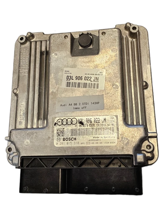 AUDI A4 B8 Ecu PLUG&Play IMMO OFF 0281015318 Edc17cp14 £150.00 ...